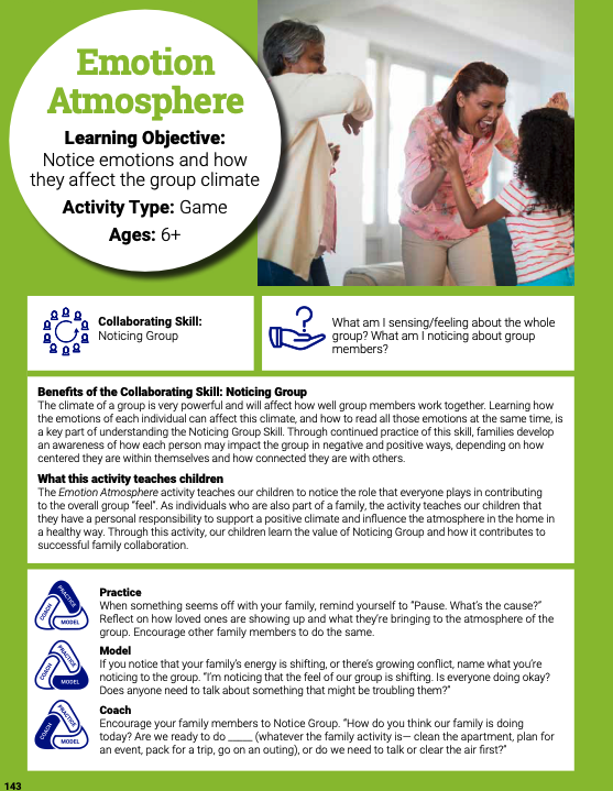 Collaborating Skill Family Activity - Noticing Group - Dovetail Learning